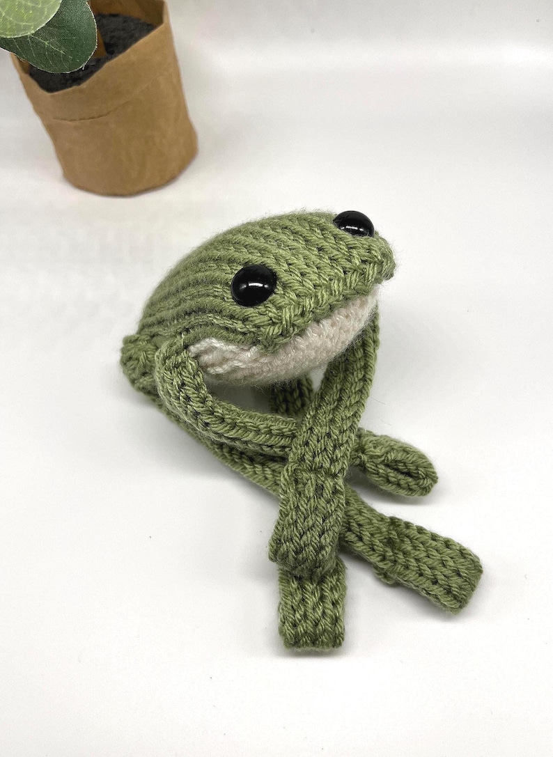 Frog - Knitting Machine Pattern Sentro Addi Express PDF - Etsy
