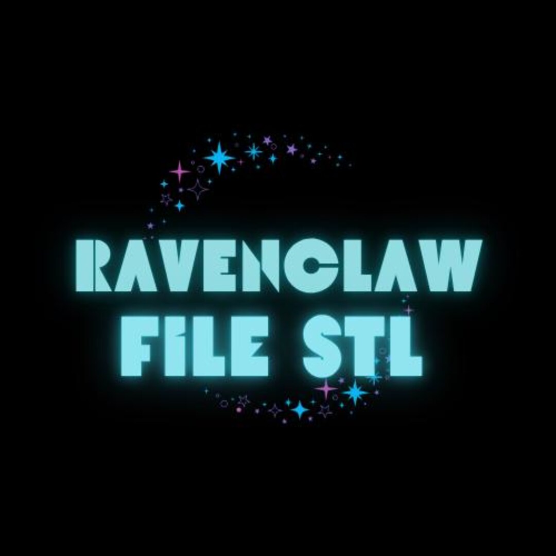 RAVENCLAW STL File, for 3D Printing, File Only, Ravenclaw, Harry Potter ...