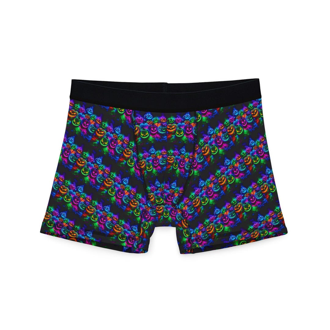 Vibrant Men's Boxer Briefs – Fun Graphic Print, Lounge Wear - Etsy