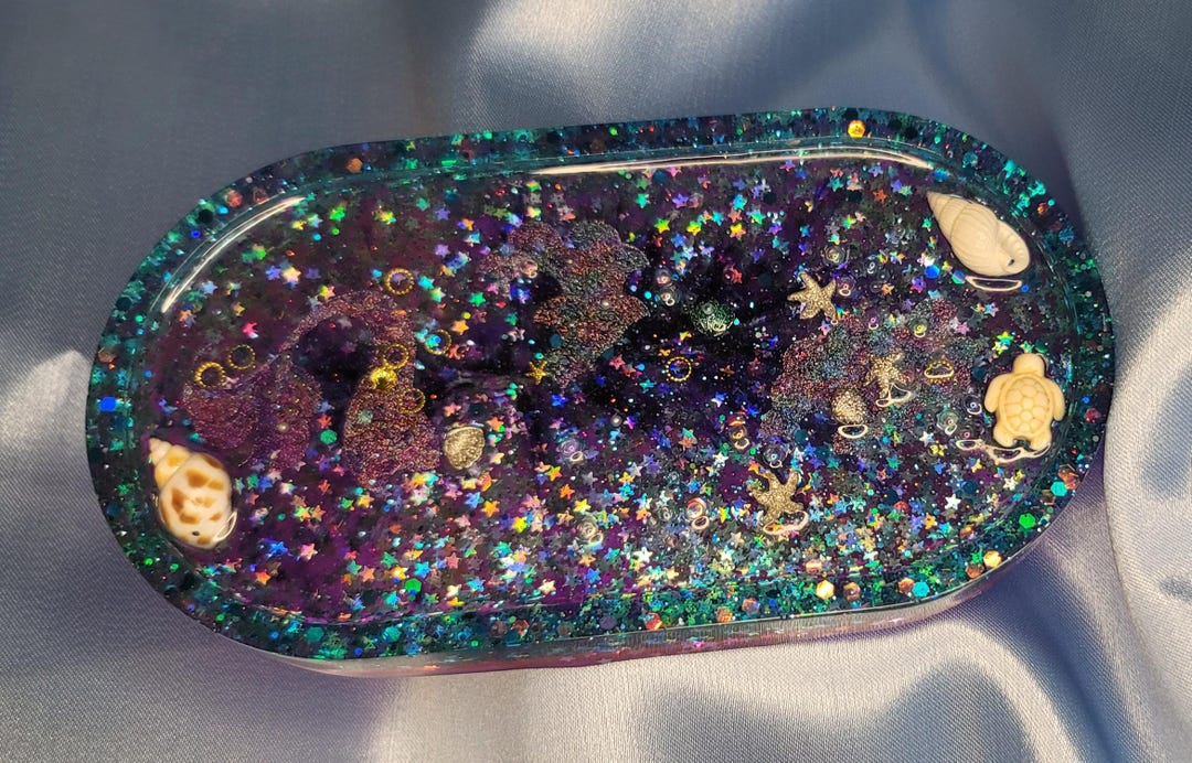 Unique Vanity Tray: Mermaid Seashore Inspired - Etsy