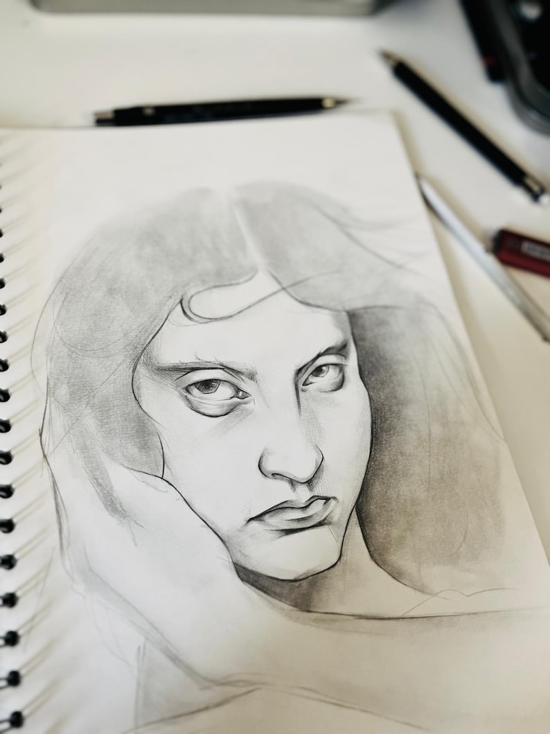 Pencil, Sketch, Drawing, Personalised Art, Custom Drawing, Hand Drawn ...
