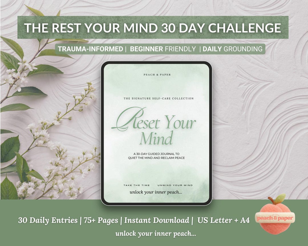 The Reset Your Mind 30-day Challenge | Anxiety Relief | Emotional ...