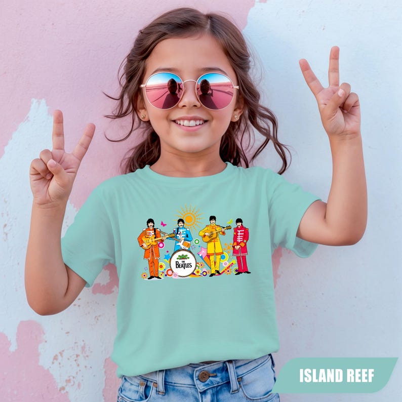 The Beatles Summer Shirt, 90s Vintage Beatles Shirt, the Beatles Fan T ...