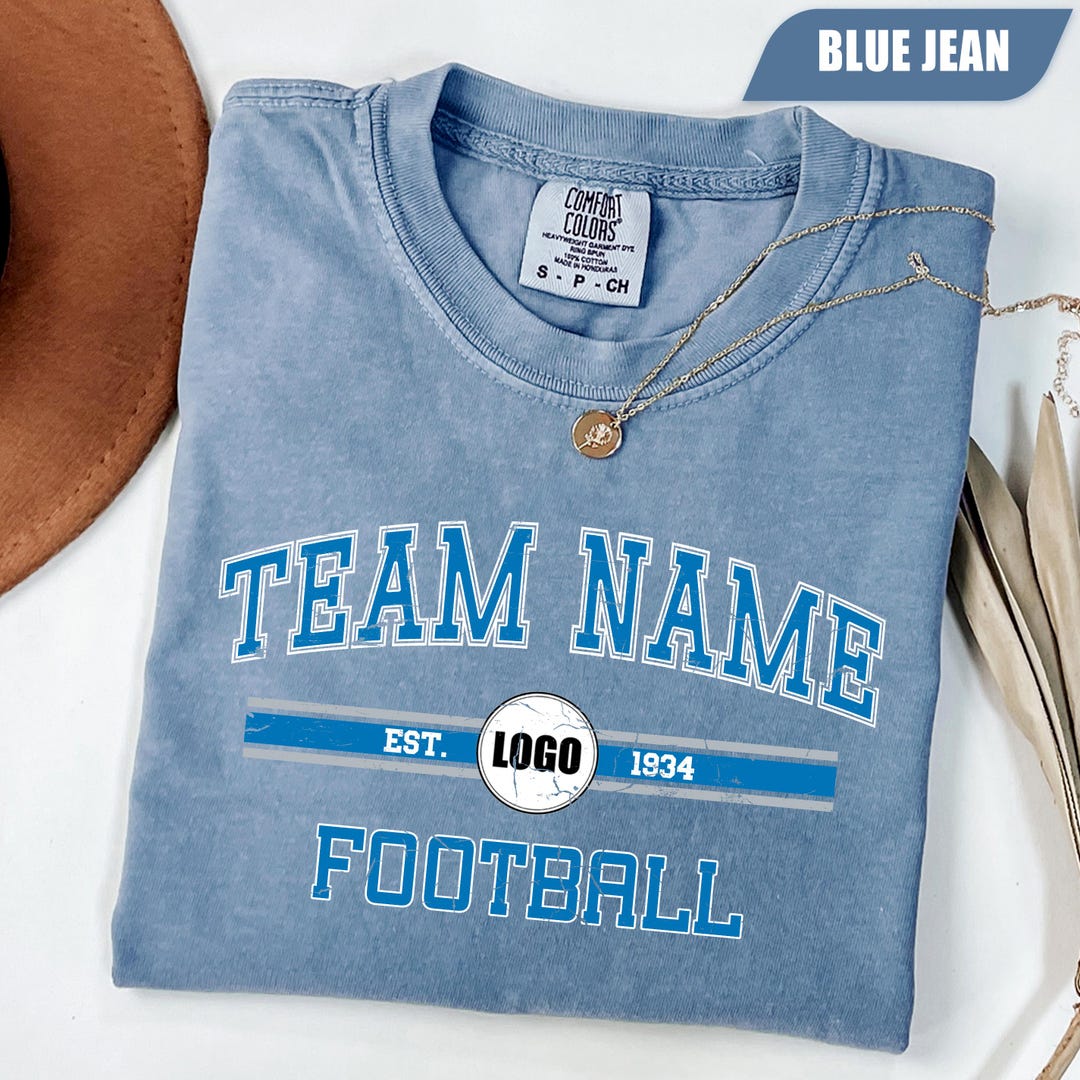 Custom Football Team Name Shirt, Custom NFL Football Tee, Game Day ...