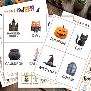 Halloween Bingo Game : 30 Unique Cards (printable PDF) - Etsy