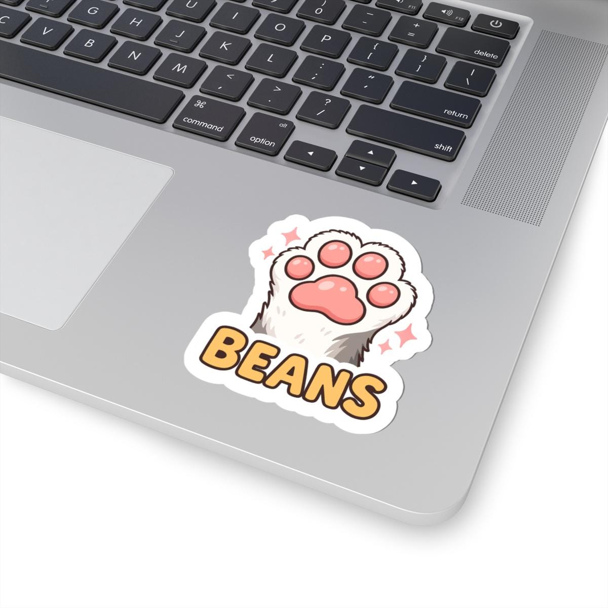 Cat Paw Beans Sticker | Cute Kawaii Pink Toe Beans, Funny Cat Mom Gift ...