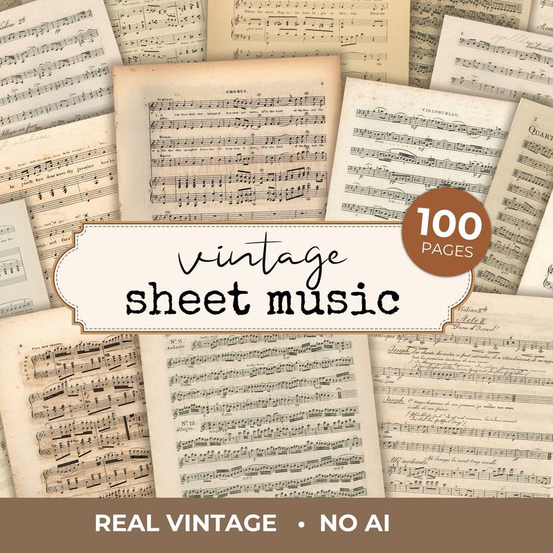 Antique Sheets of Paper - Etsy UK