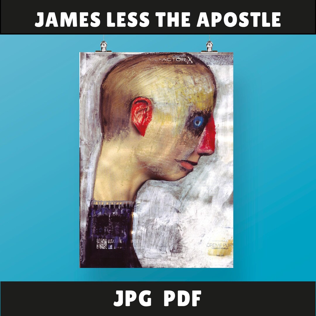 James the Less Apostle – Religious Painting & Christian Collage Art - Etsy
