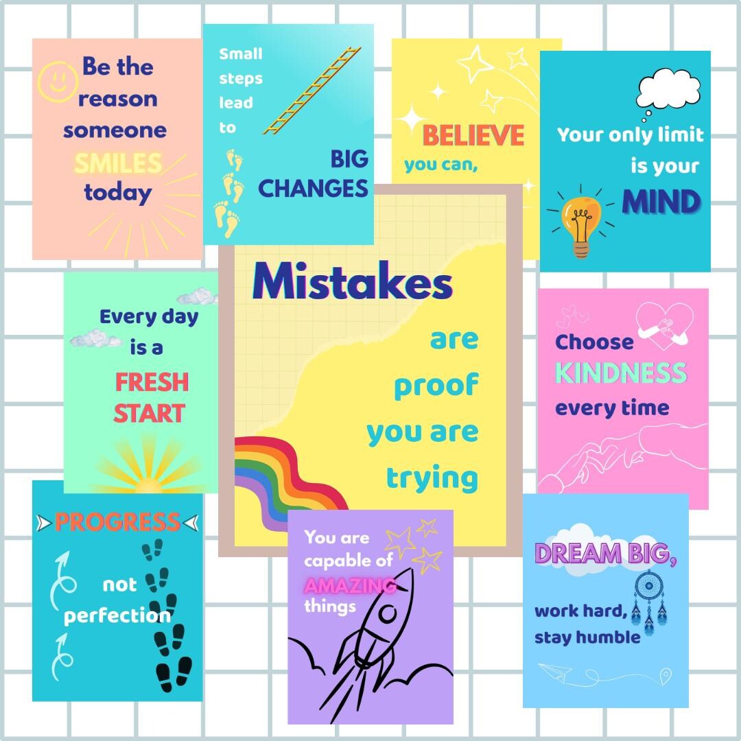 10 Posters Motivants - Etsy