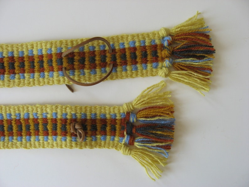 Hand-woven Wool Guitar Lute Strap - Etsy