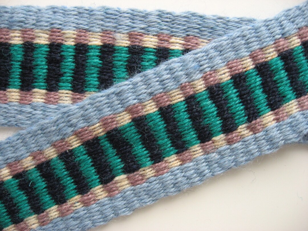 Hand-woven Wool Guitar Strap Inkle Belt - Etsy