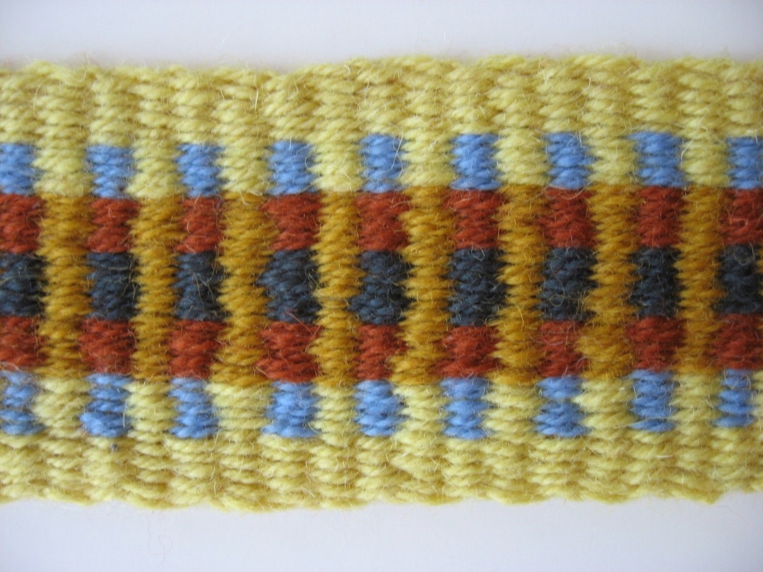 Hand-woven Wool Guitar Lute Strap - Etsy