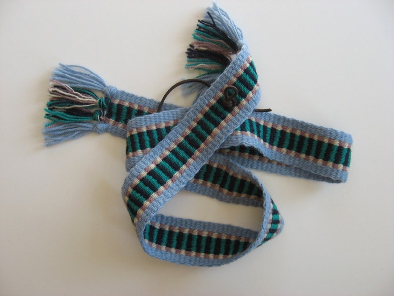Hand-woven Wool Guitar Strap Inkle Belt - Etsy