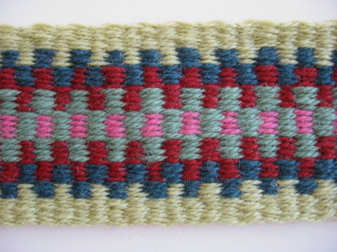 Hand-woven Wool Guitar Lute Strap Inkle Belt - Etsy