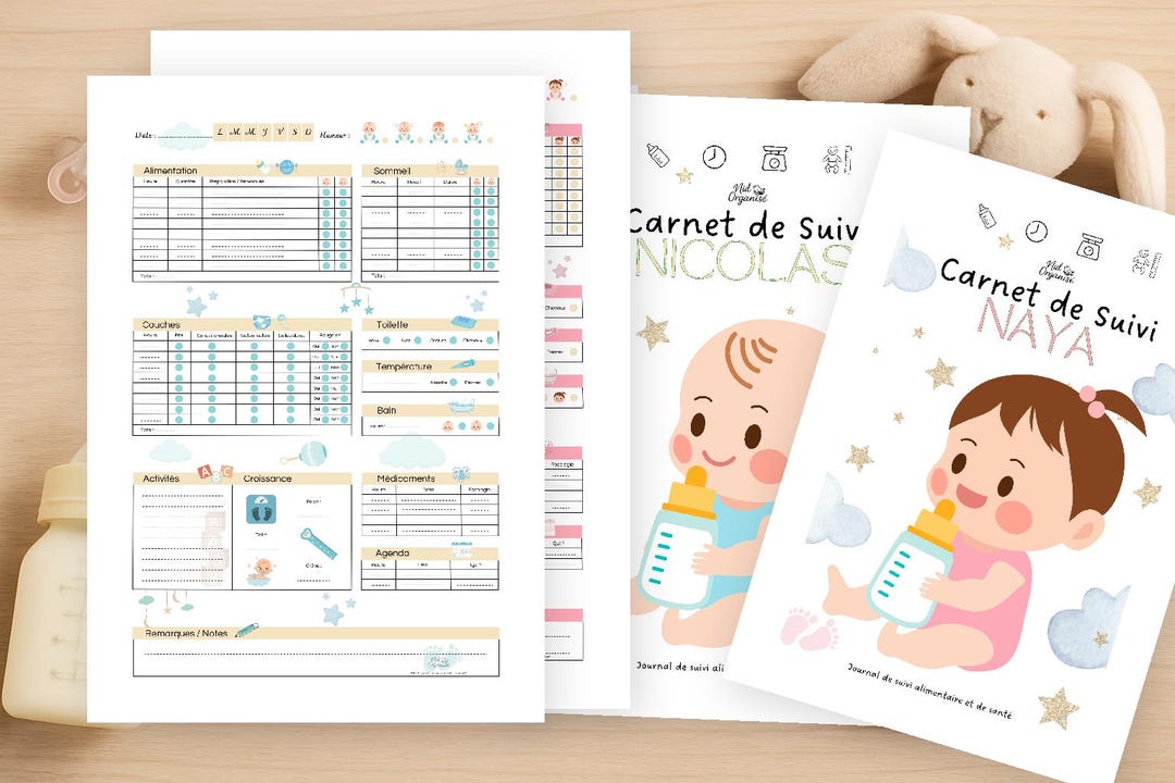 Baby Tracker Pack PDF, Baby Tracker Printables, Girl & Boy Theme ...