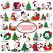 Snoopy Christmas PNG Bundle: Festive Cartoon Dog Clipart (digital ...