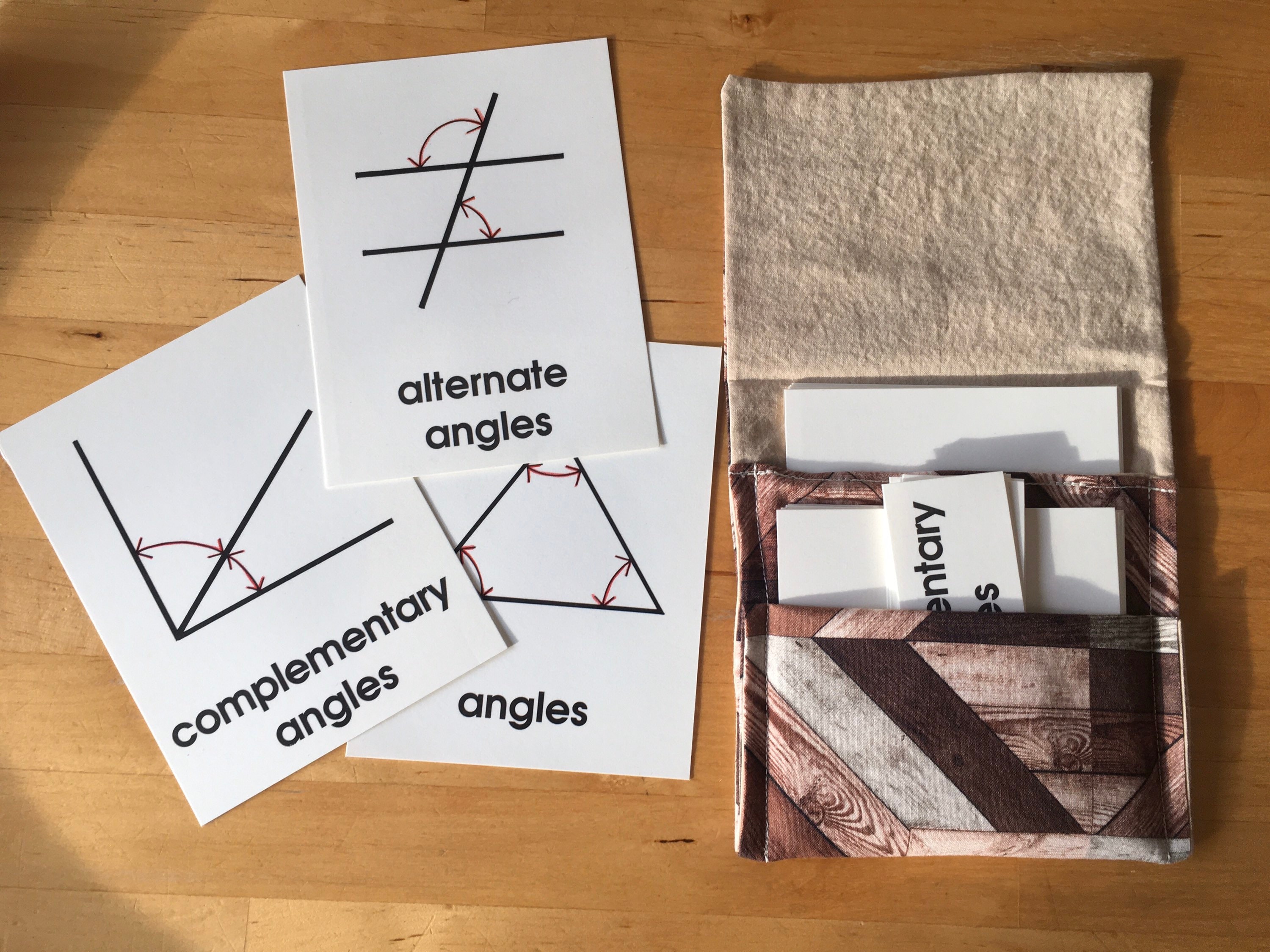 Montessori Language Cards, Set of 5 - Etsy