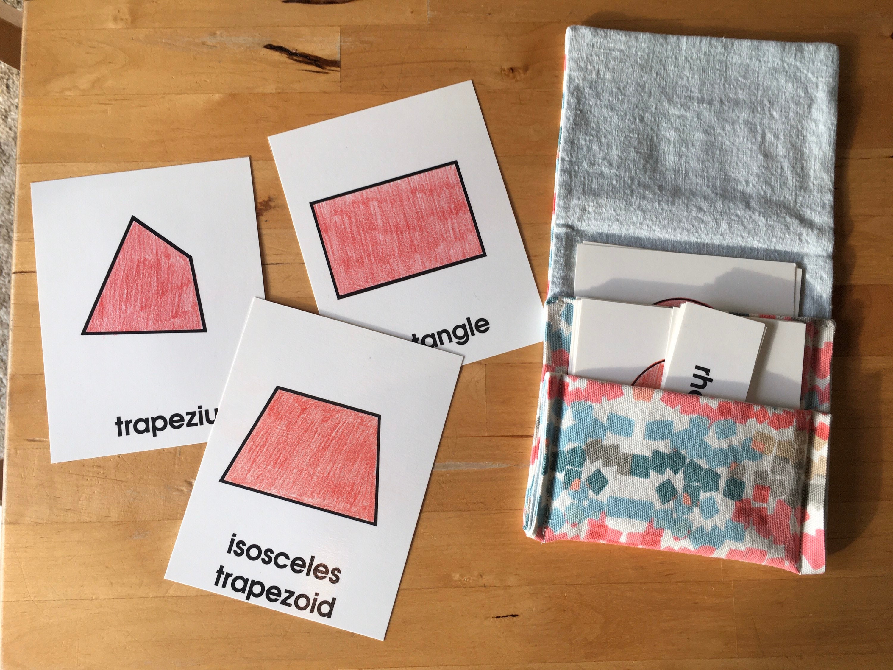 Montessori Language Cards, Set of 5 - Etsy