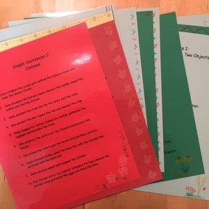 Montessori Word Study Charts, Laminated - Etsy