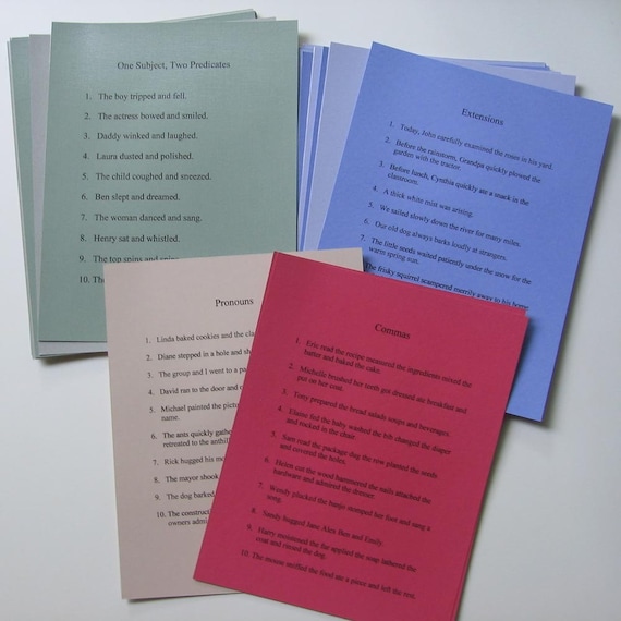 Montessori Reading Analysis Charts Stage I and II - Etsy