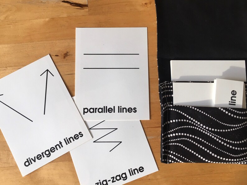 Montessori Language Cards, Set of 5 - Etsy