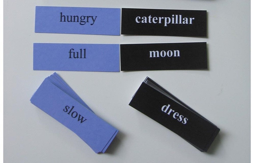 Montessori Logical Adjective Labels - Etsy