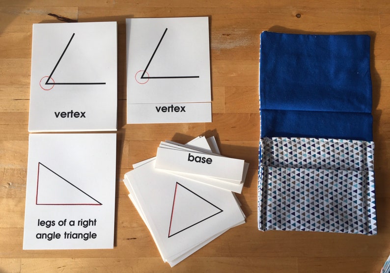 Montessori Language Cards, Set of 5 - Etsy