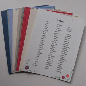 Montessori Word Study Charts, Laminated - Etsy
