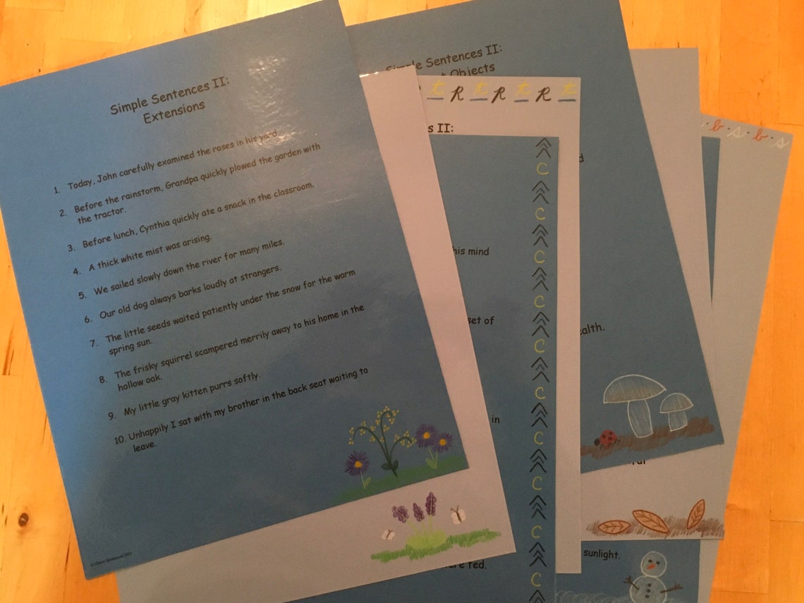 Montessori Word Study Charts Laminated | Etsy