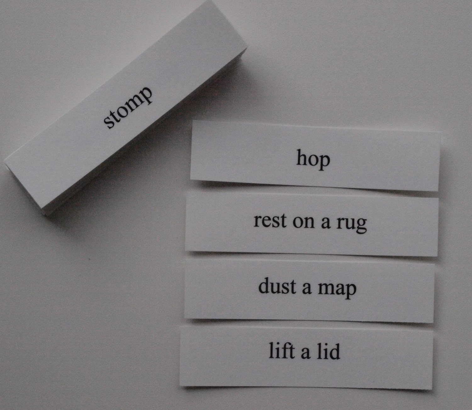 Montessori Phonetic Reading Command Labels - Etsy