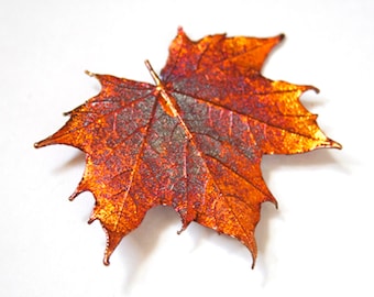 Copper Maple Leaf - Etsy