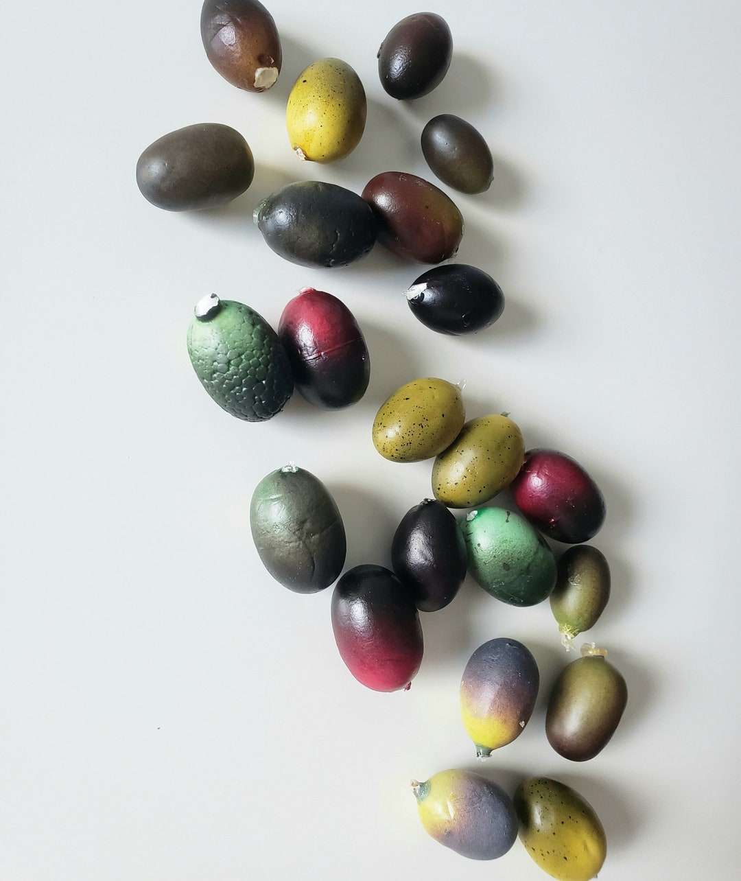 Assorted 25 Artificial Olives Craft Fall Tuscan Colors New - Etsy