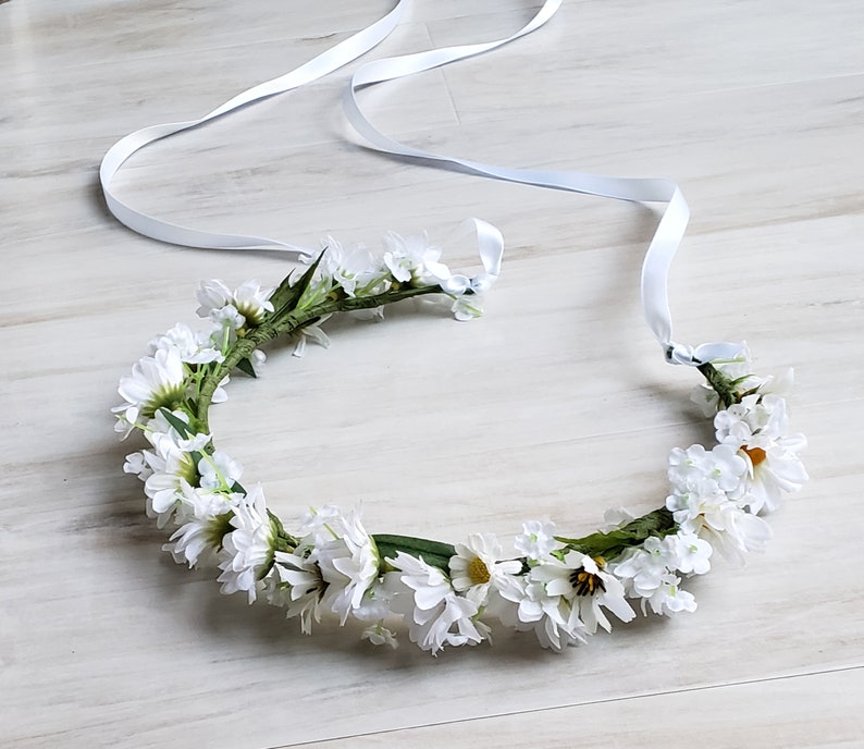 Hippie Hair Wreath Flower Crown Gift for Hair Woodstock 70s - Etsy