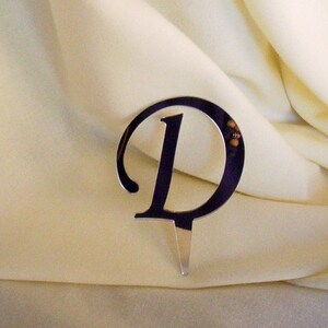 Wedding Cake Decorating Supplies DIY Initial D Monogram Cake Top Bridal ...