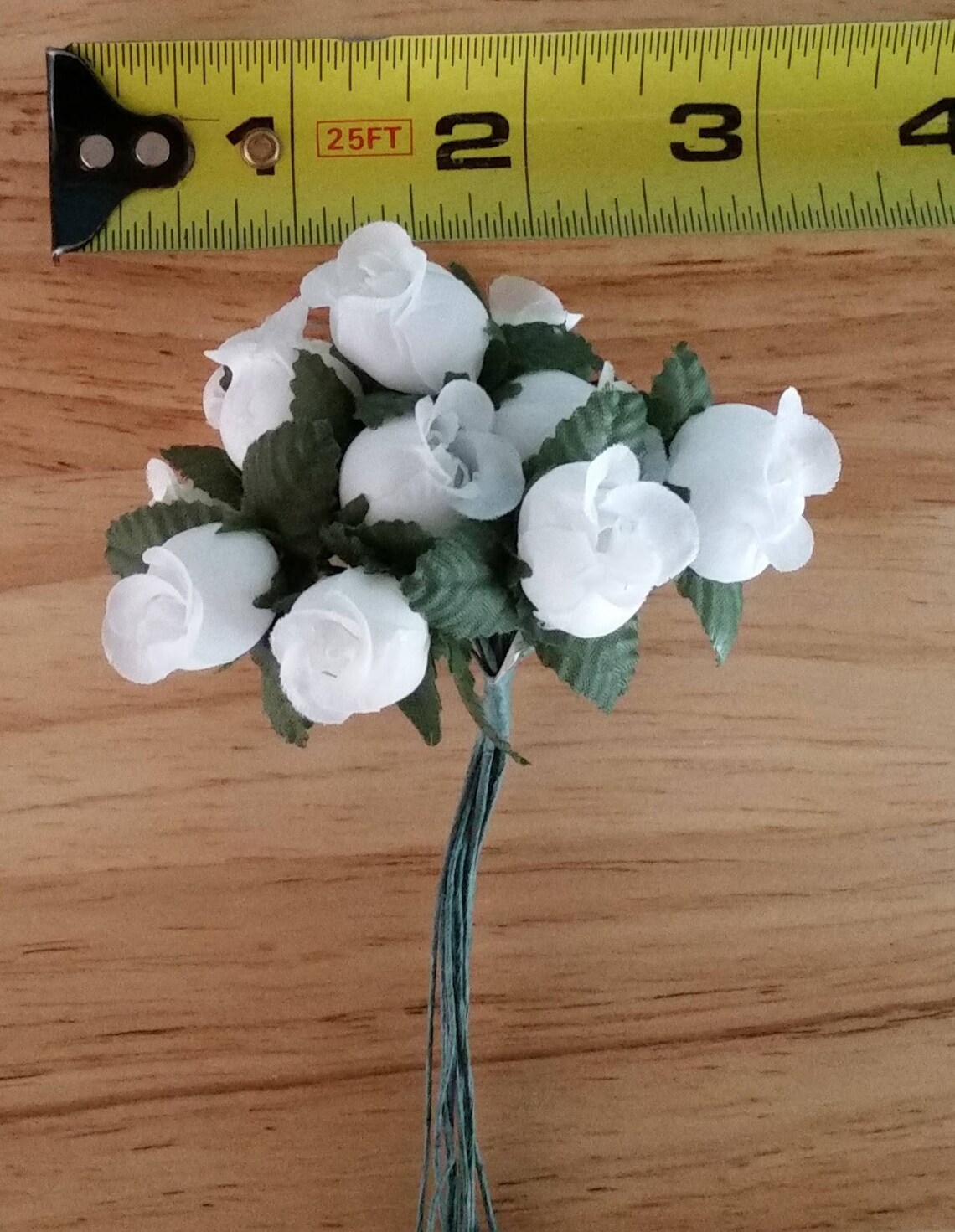 White Rosebud Flower Crown Making Craft Supplies Set of 24 - Etsy