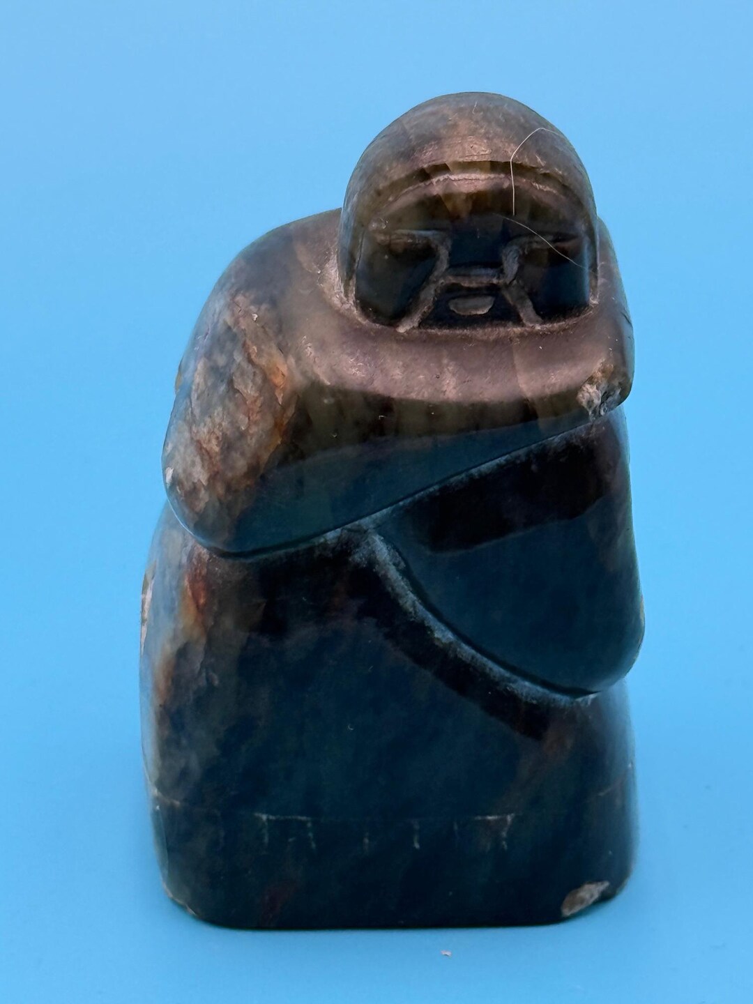 Authentic Inuit Soapstone Carving – Vintage Hand-carved Figurine - Etsy