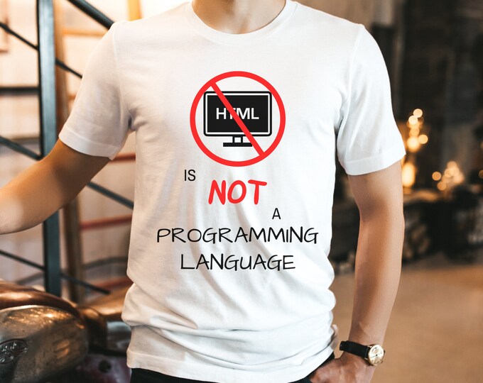 Programmer Gift Programmer Shirt HTML Gift HTML Shirt Funny Programming ...