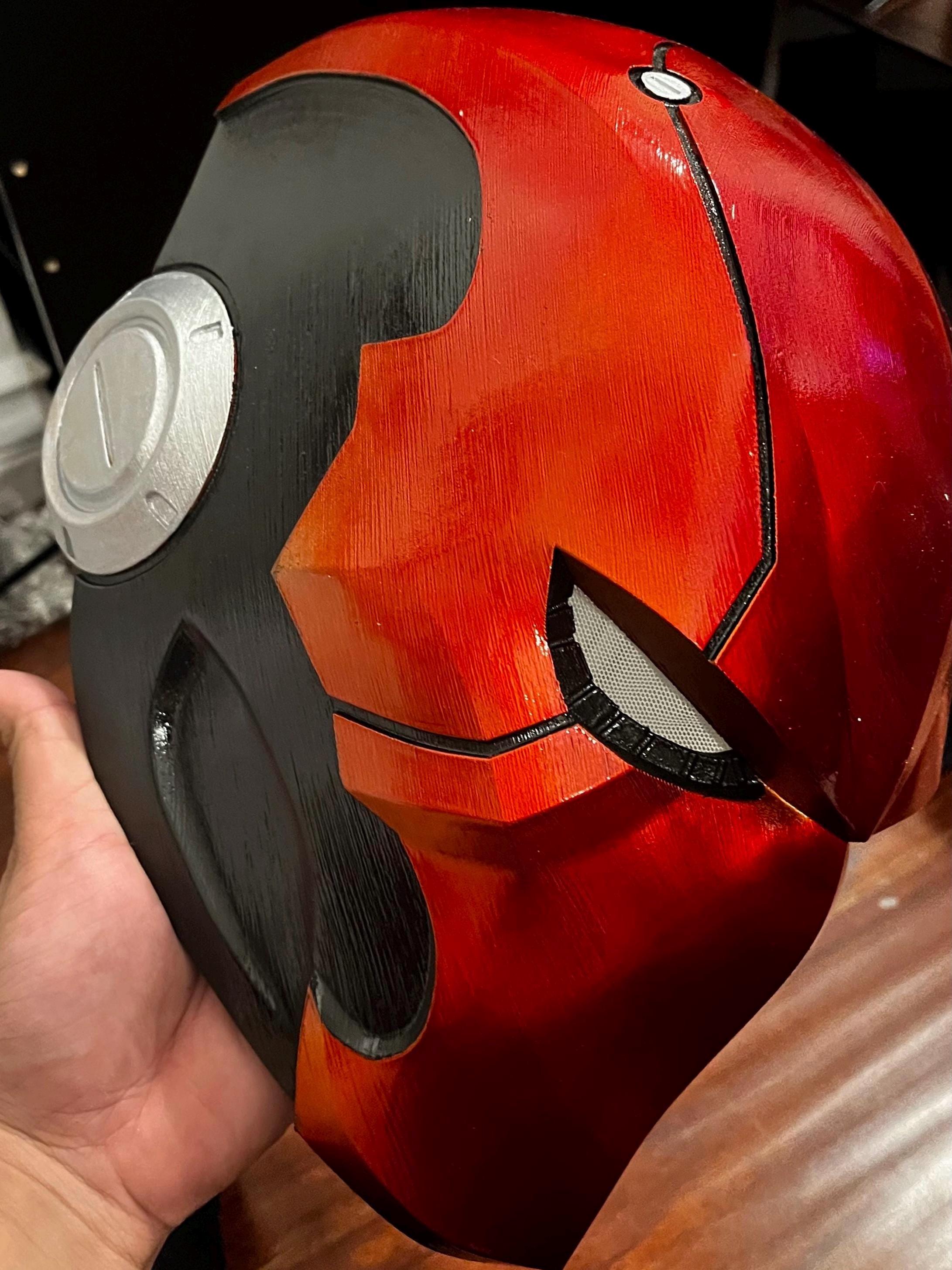 Red Hood - Like V2 Red Ronin Mask/helmet, Edits Available - Etsy