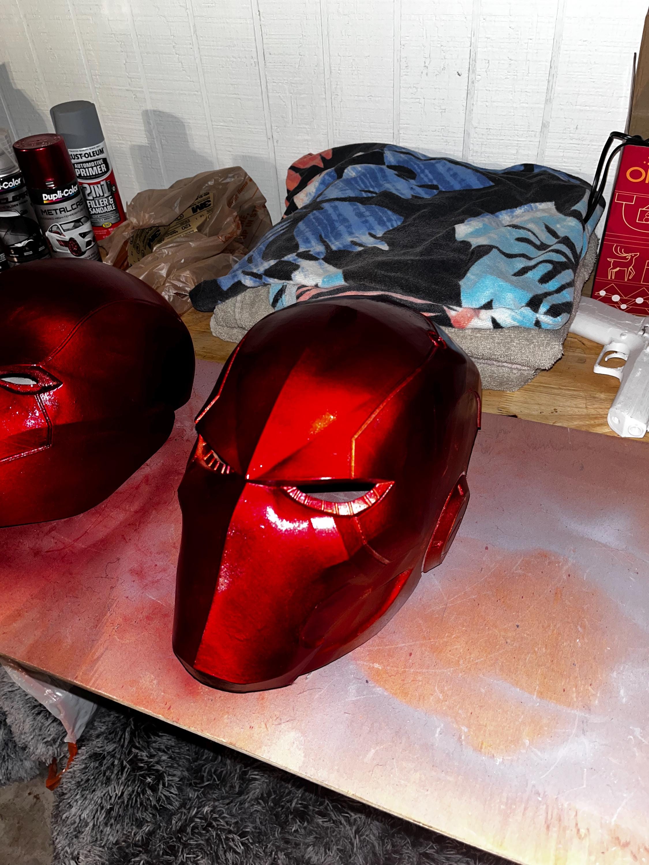 Red Hood - Like V2 Red Ronin Mask/helmet, Edits Available - Etsy