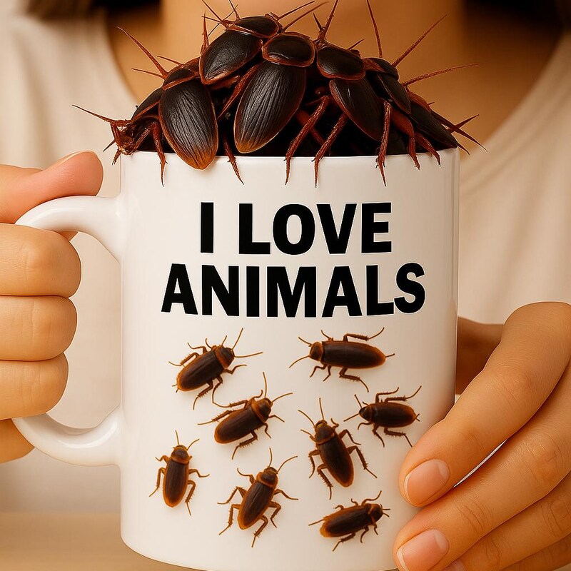 Love is a Cockroach - Etsy