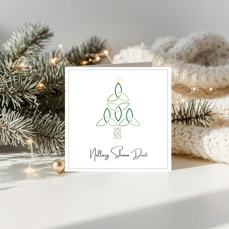 Christmas Card Gaeilge - Etsy UK