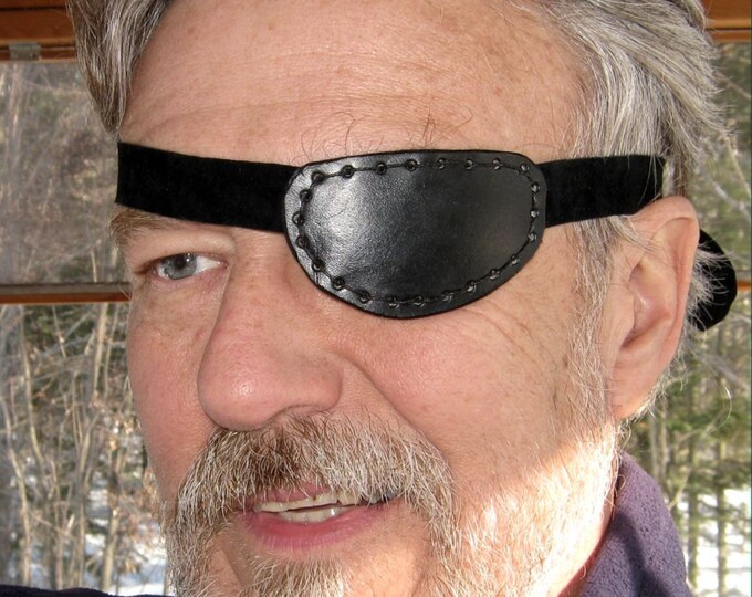 Leather Eyepatch Steampunk Small Eyepatch Black Eyepatch Eye Patch Cosplay - Etsy