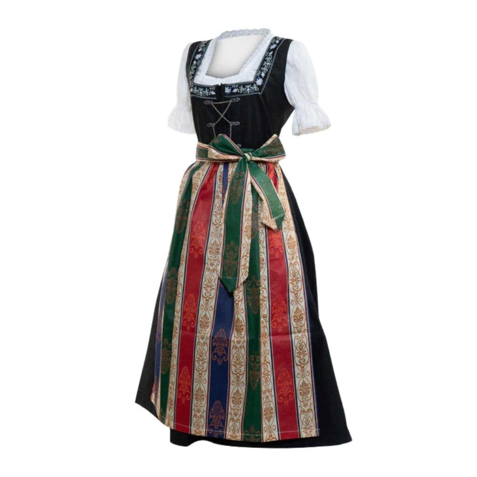 Authentic Dirndl Maxi Bavarian Majesty | Royal German Dress Includes ...