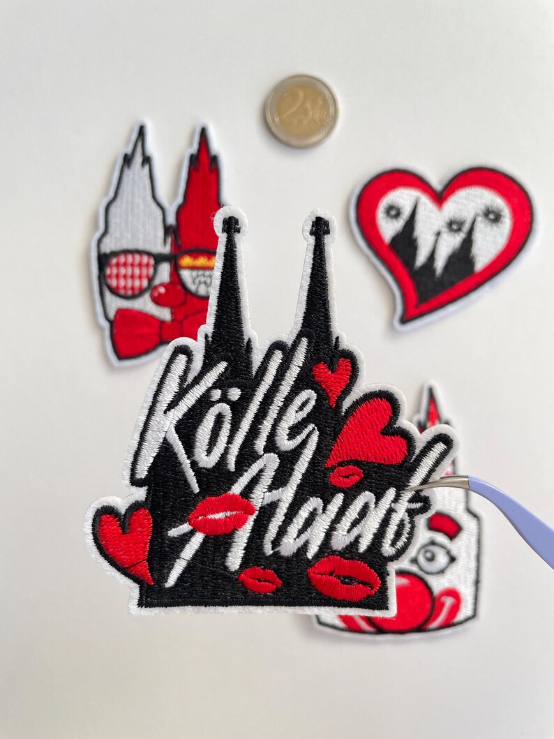 Cologne Carnival Patch – Cologne Cathedral Heart Clown Jeck Costume ...
