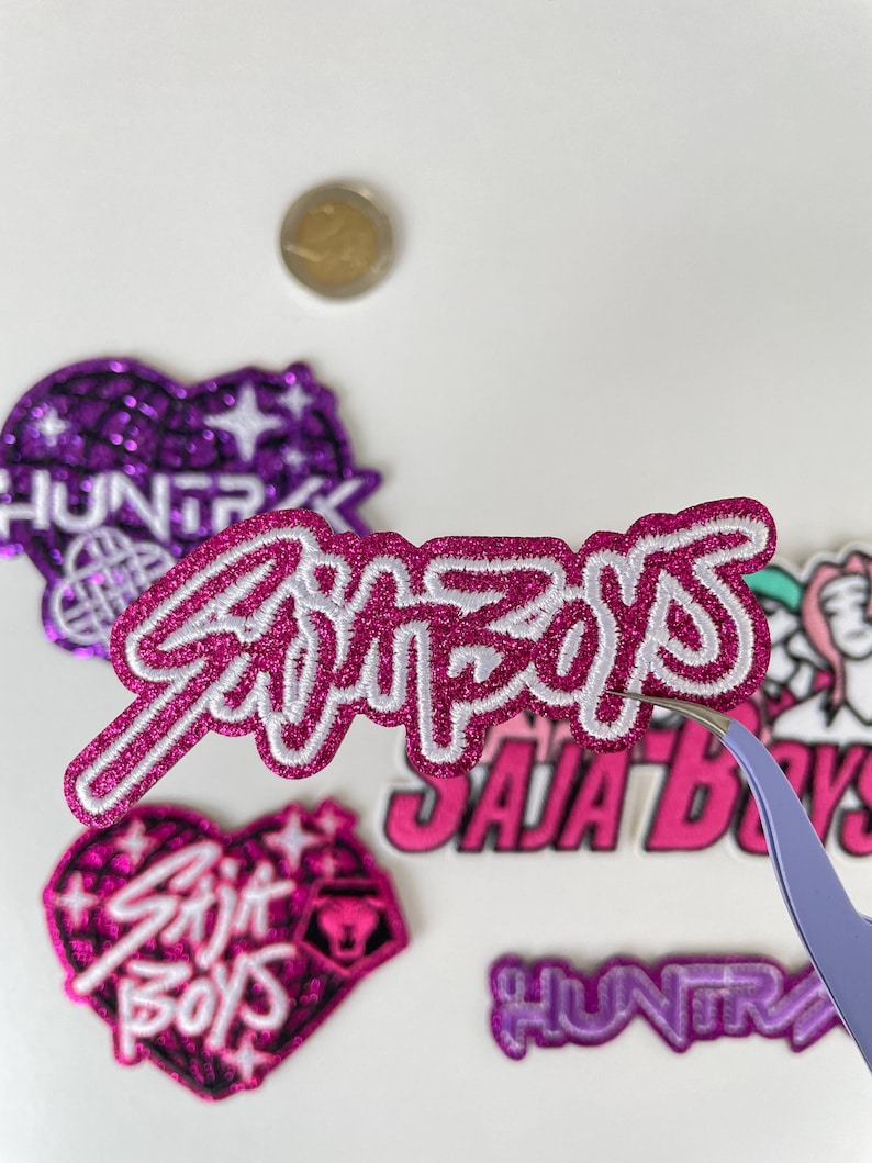 Kpop Demon Hunters Iron on Patch Huntrix Saja Boys Jinu Mystery Abby ...