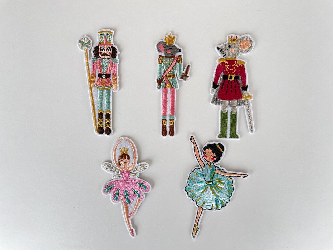 Nutcracker Christmas Iron on Patch Children's Patch Nutcracker Mouse ...