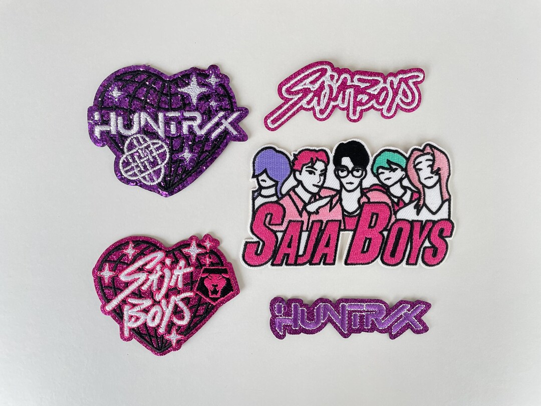 Kpop Demon Hunters Iron on Patch Huntrix Saja Boys Jinu Mystery Abby ...
