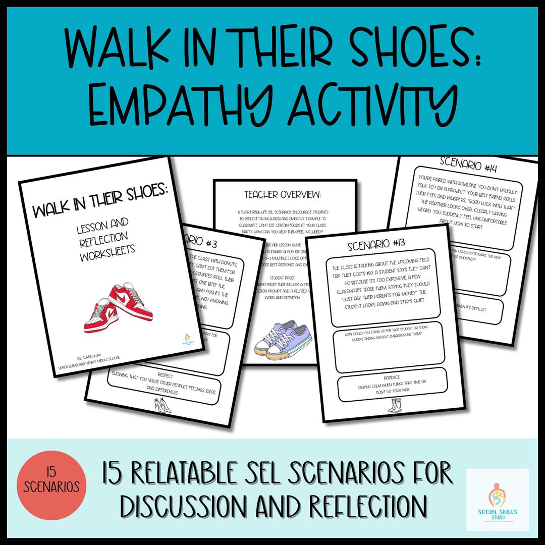 Empathy SEL Activity With Worksheet, Discussion, Reflection (for Upper ...