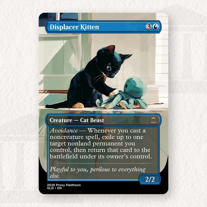 Card With Kitten - Etsy