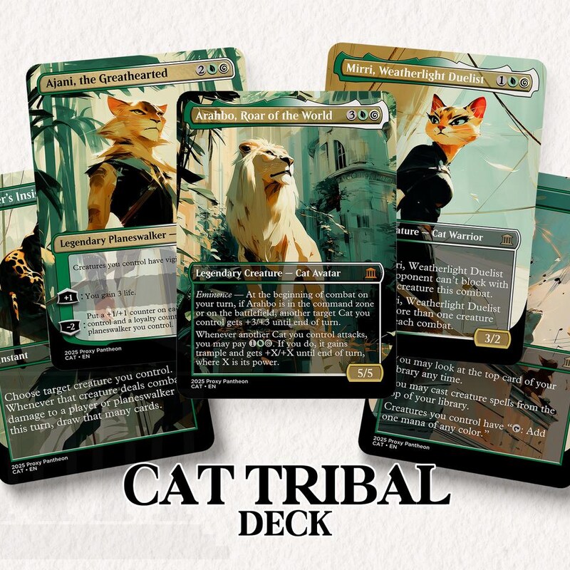 Cat Mtg Commander Box - Etsy